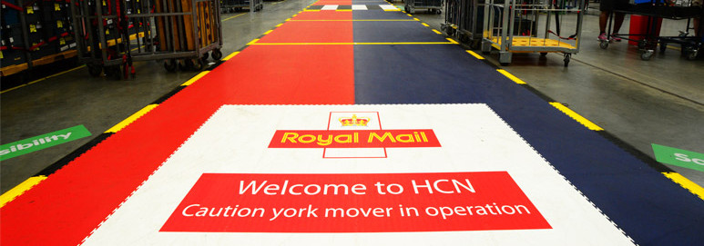Custom Floor Signs & Printed Floor Markings - Ecotile Flooring