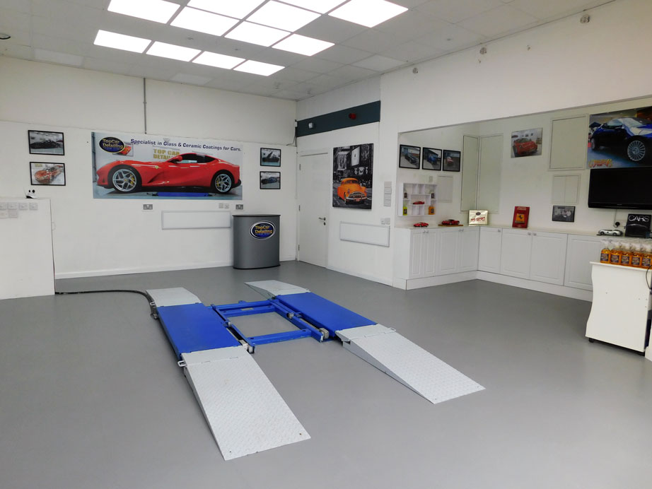 Installing Ecotile Flooring in Top Car Detailing Studio - Case Study