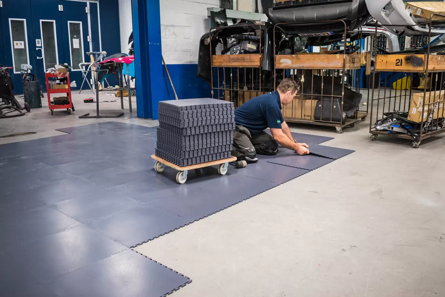 Commercial Workshop Flooring - Ecotile